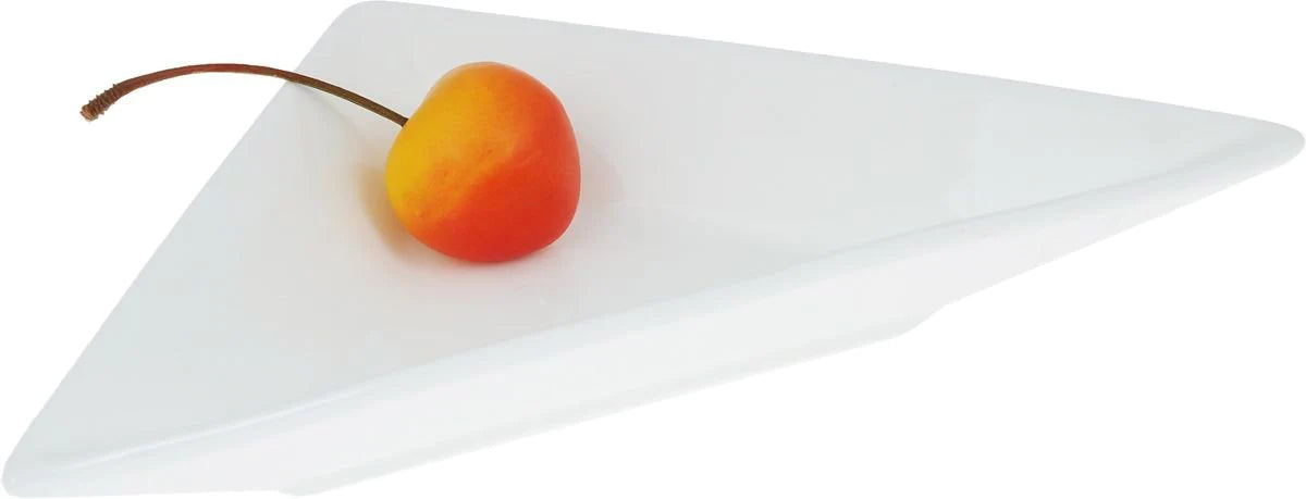 White Triangular Dish - Needs Store