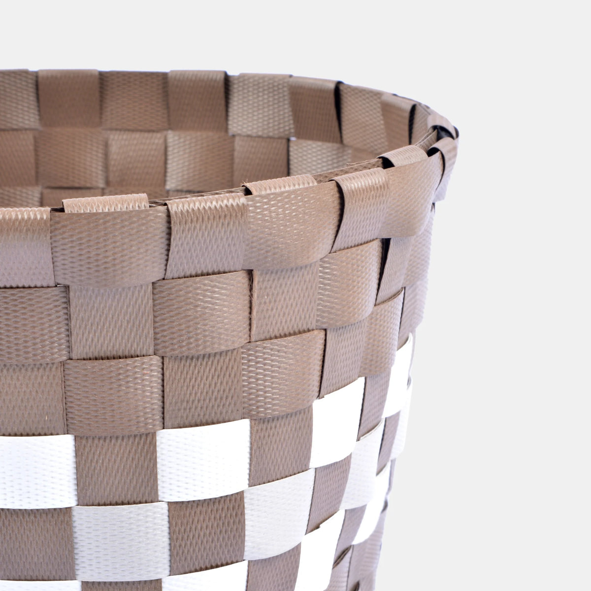 Brown Square Round Braided Baskets - Needs Store