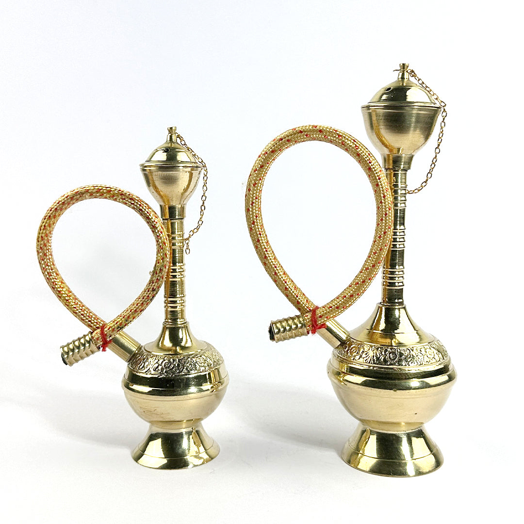 Brass Handcrafted Hokaah Set - Needs Store