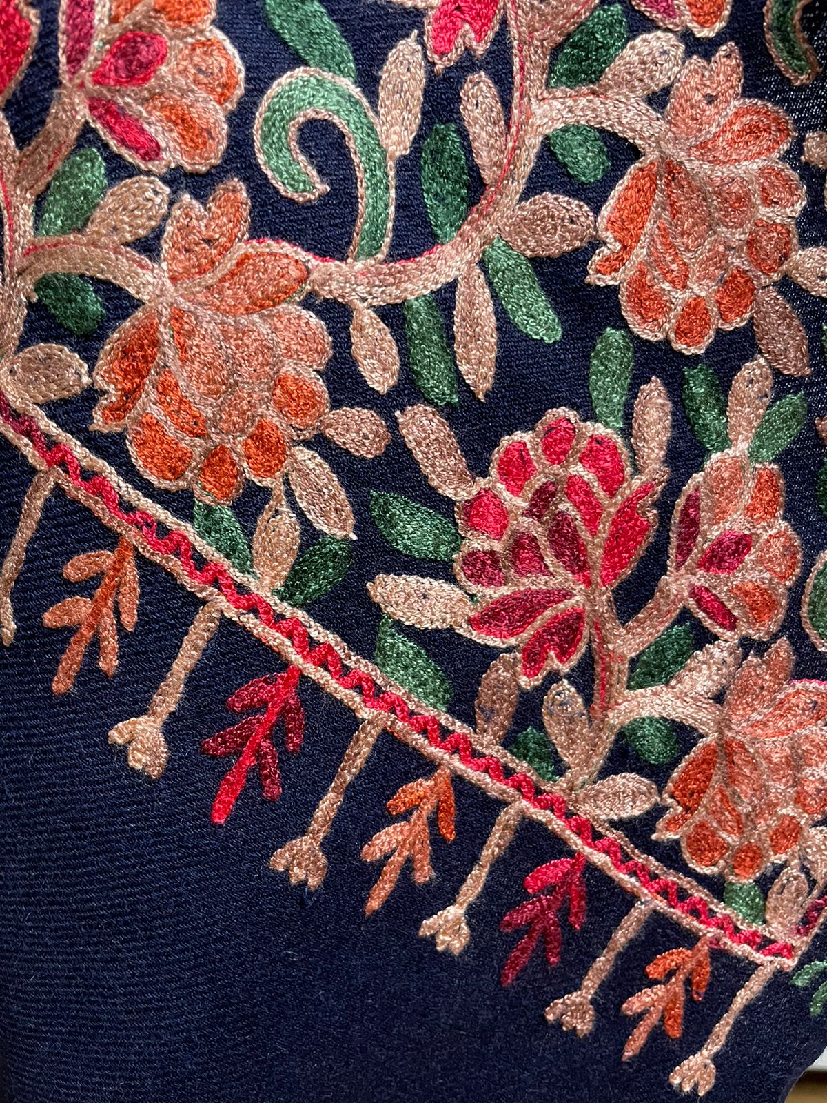 Kashmiri Kani Shawl - Floral Pattern – Needs Store