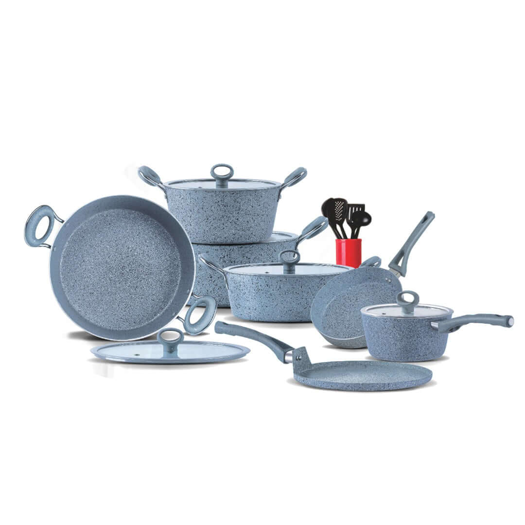 Marble Coated Signature 16 Pieces Cookware Set – Needs Store