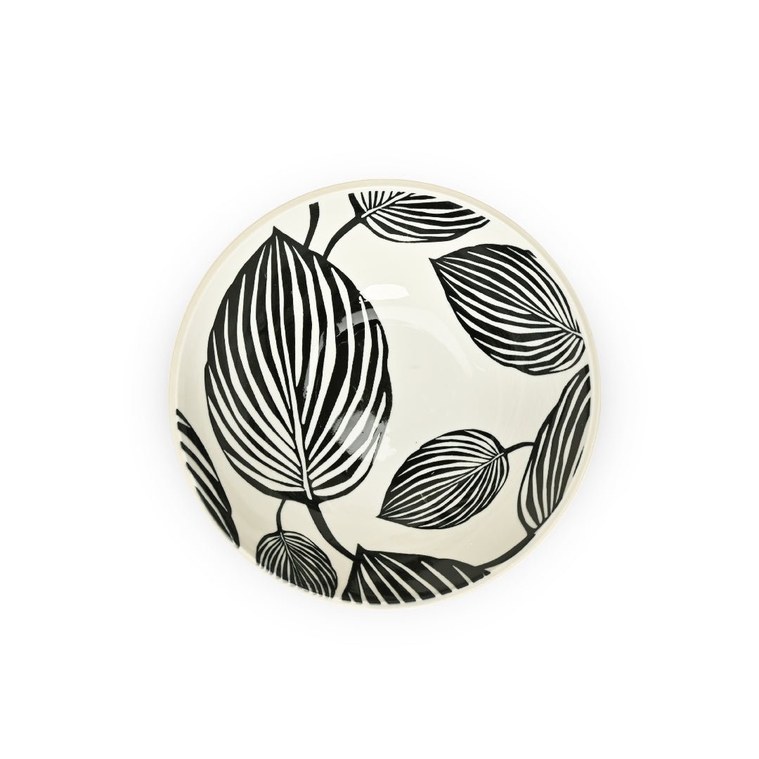 Black Leaves Rice Plates | Tableware | Buy Now - Needs Store