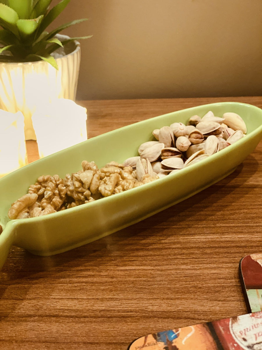 Ceramic Fruit/Snack Platter - Green | Buy Now - Needs Store