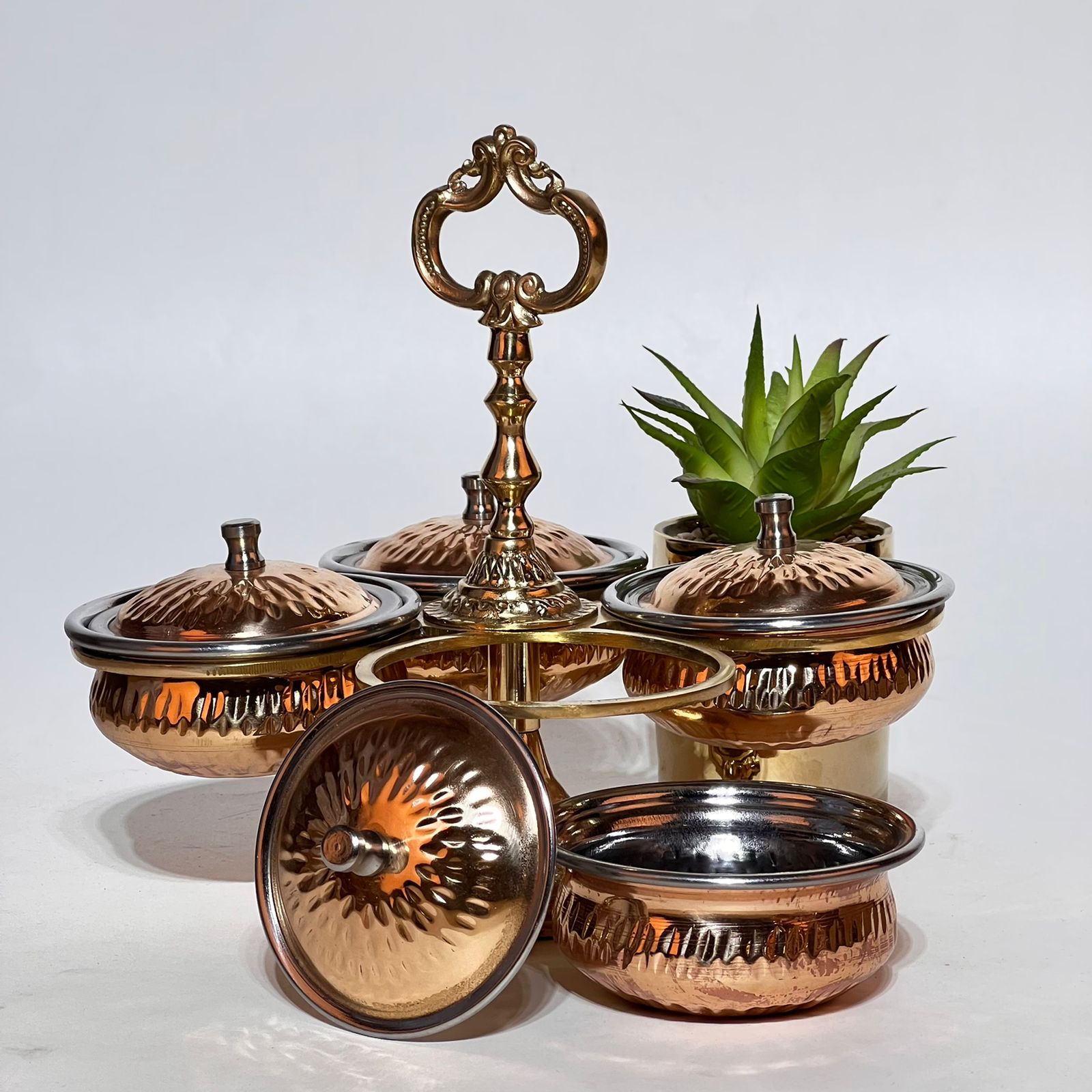 Copper Condiments Set | Copper Servings | Buy Now - Needs Store