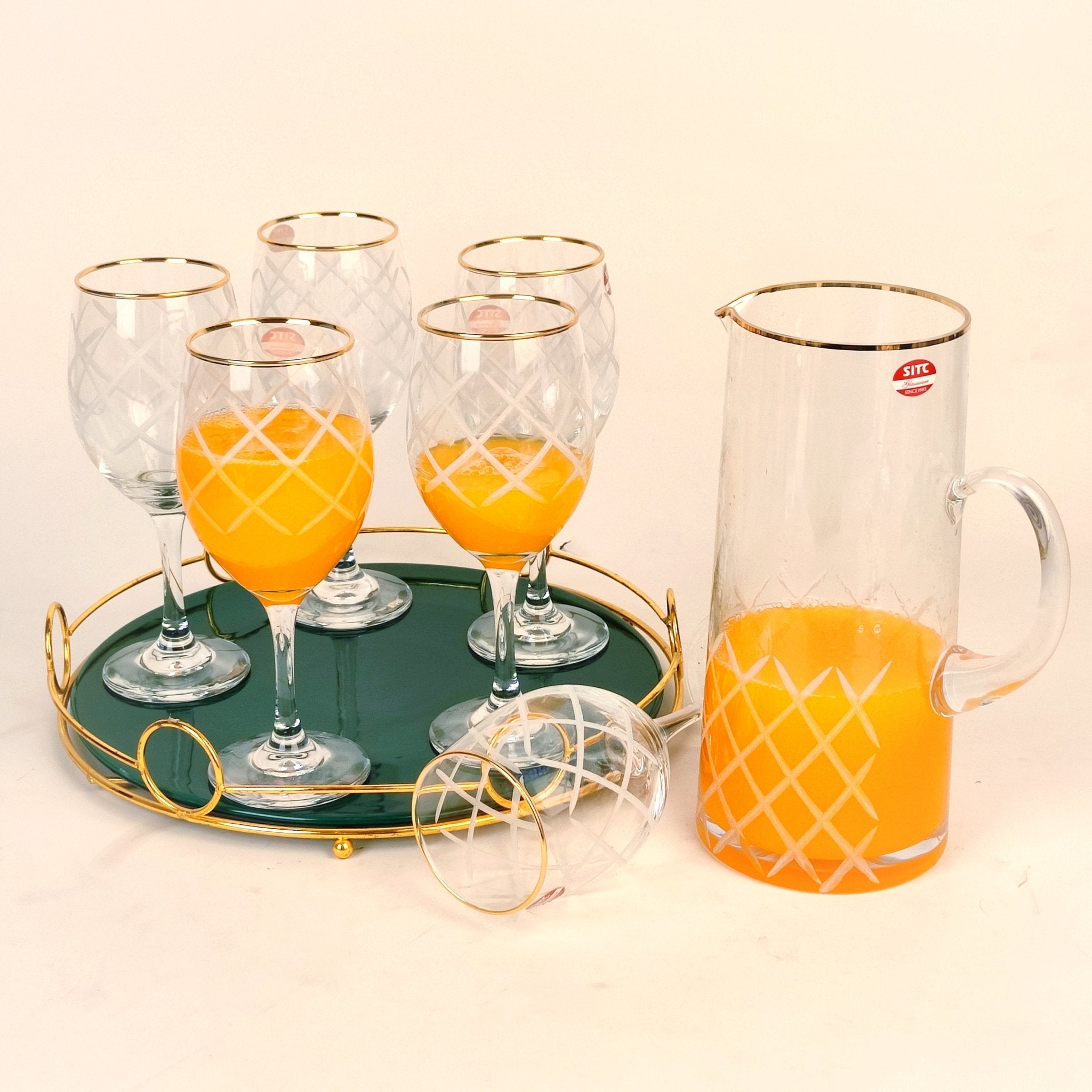Cross Pattern Water Set 7 PCS - Needs Store