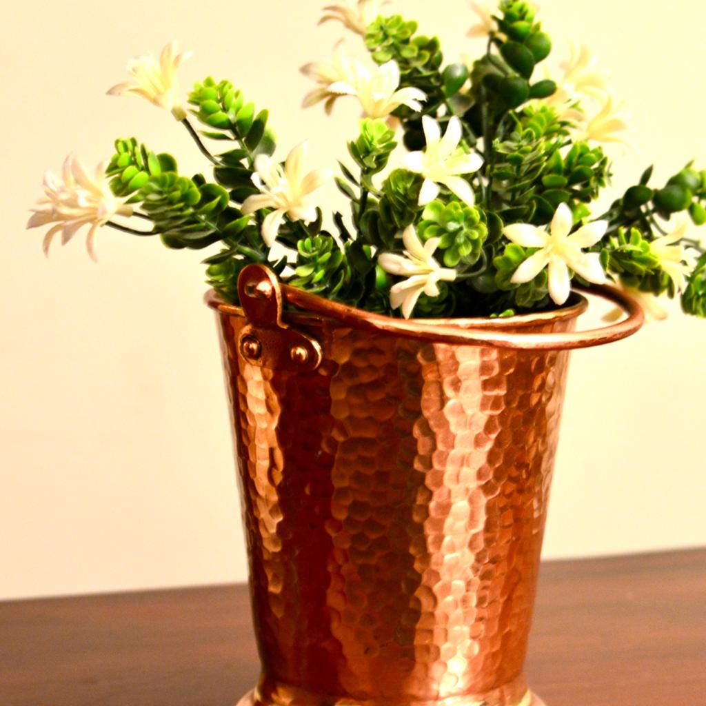 Hammered Copper Bucket | Copper Needs @ Needs Store