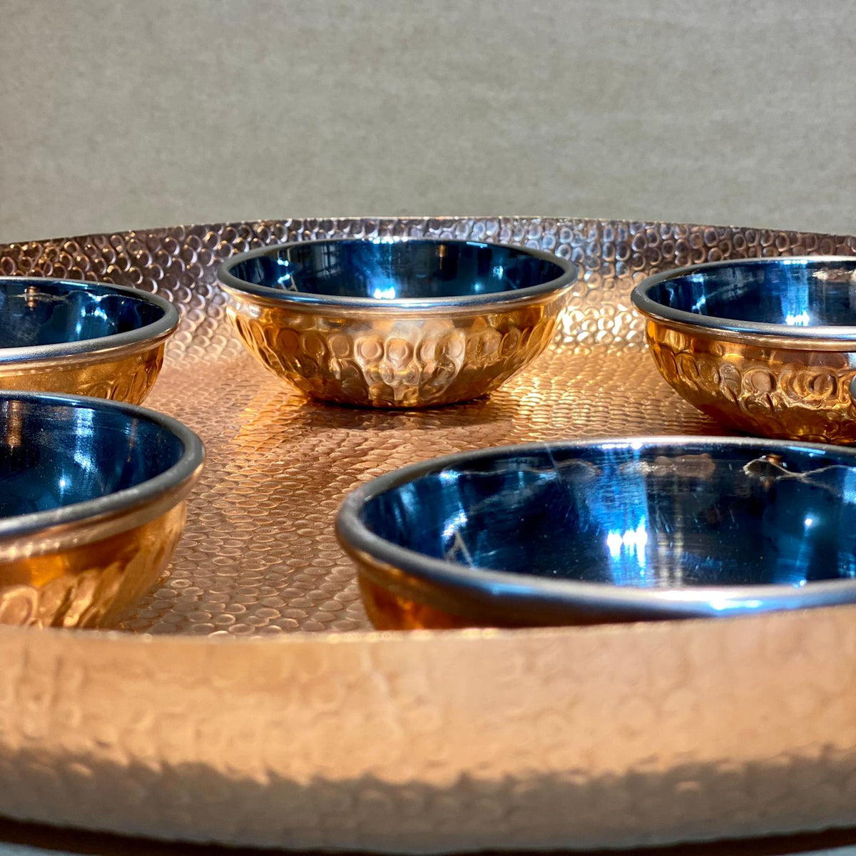 Traditional Copper Thali Set | Pure Copper | Buy Now - Needs Store