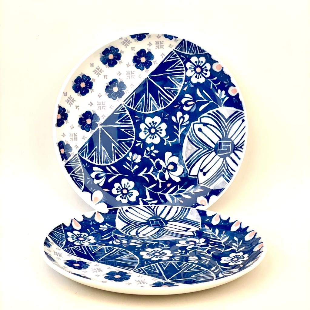 Heritage Blue Rice Plates | Tableware | Buy Now - Needs Store
