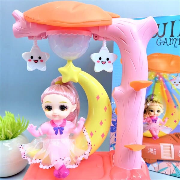 Musical Swing Doll With Rotating Moon - Needs Store